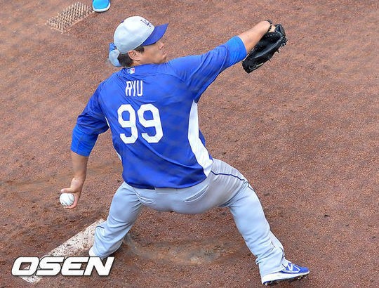 류현진 불펜피칭 결과 이상무 11일 애리조나전 등판 확정 MLBPARK