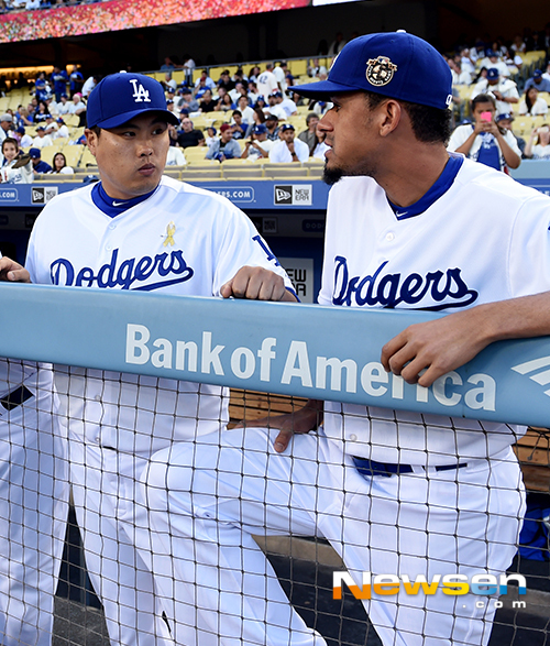 류현진 노란 리본 : MLBPARK